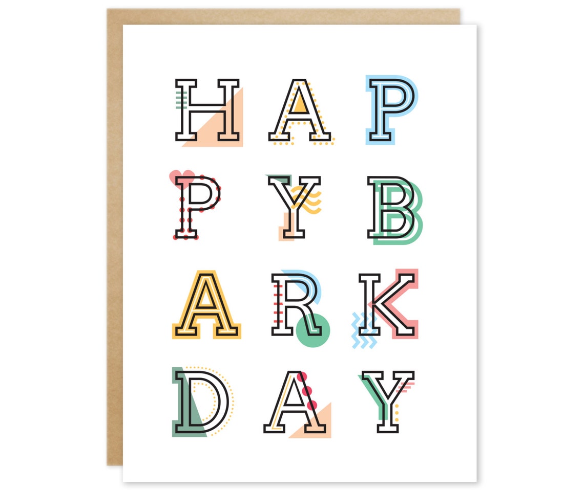 Handmade Birthday Greeting Card Happy Barkday - Etsy