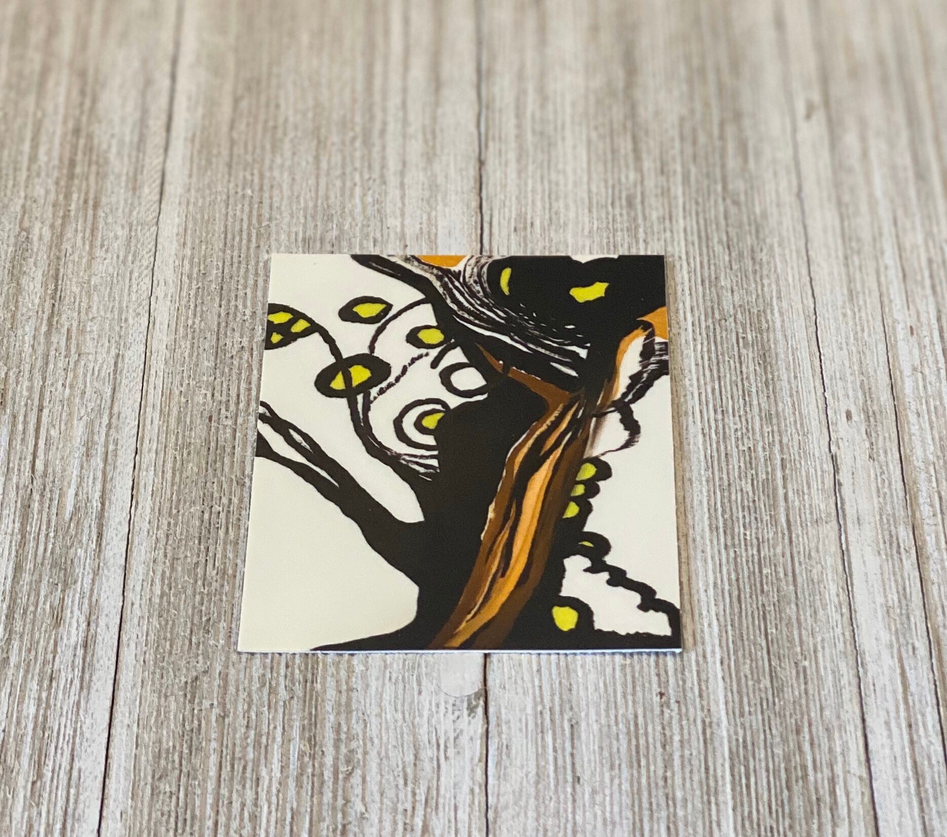 Artist Sticker Collection Abstract Art Stickers Tiny Art - Etsy