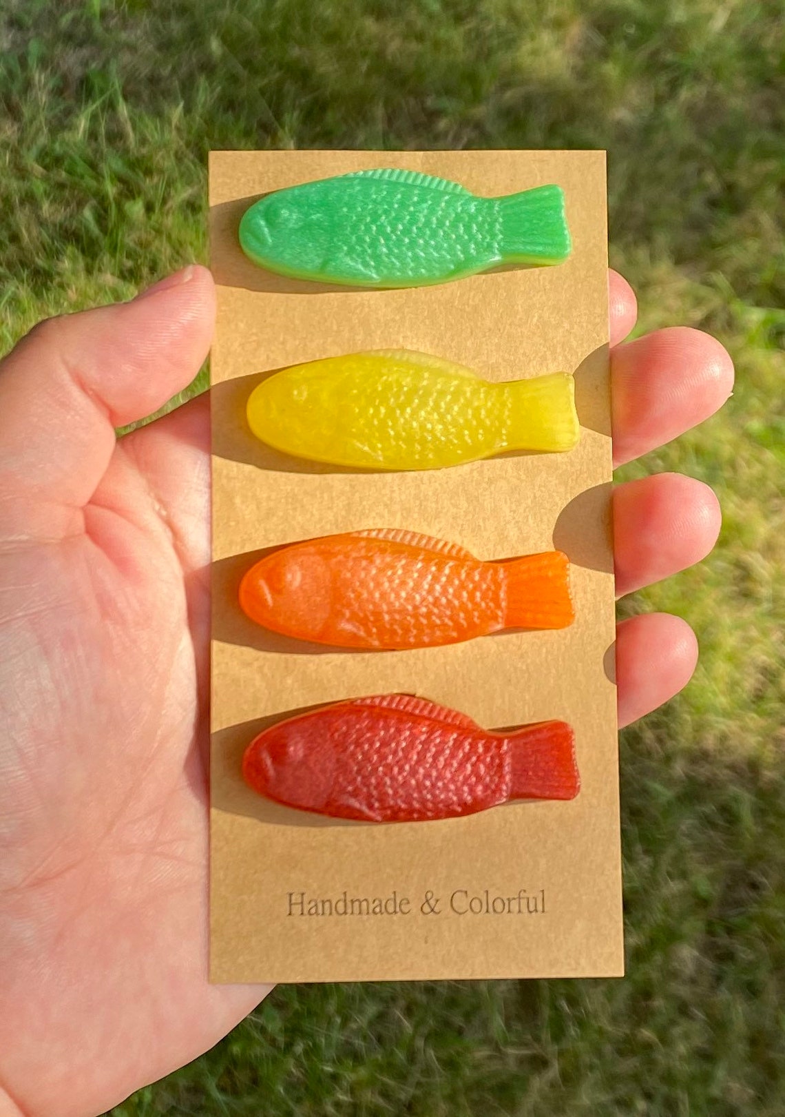Resin Art Magnets Fish Candy Magnets Colorful Fish Magnets - Etsy