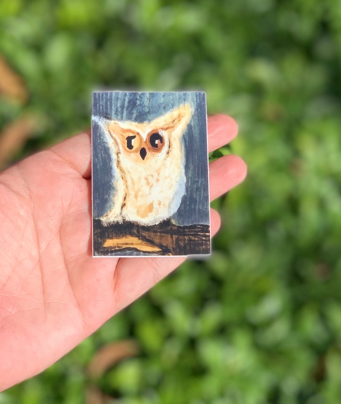 Owl Sticker, Art Sticker, Unique Owl Find, Sticker Art Collection - Etsy