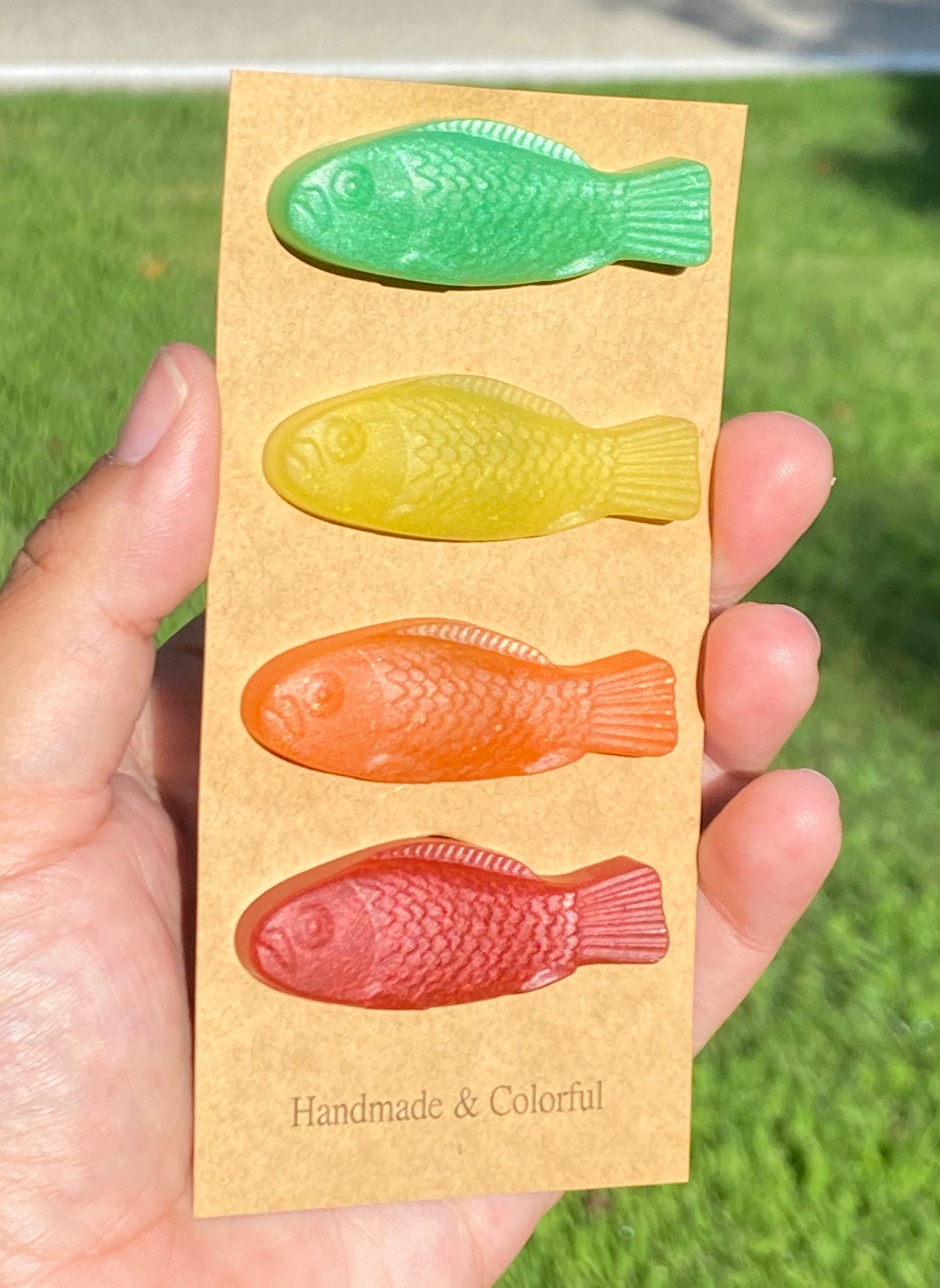 Resin Art Magnets, Fish Candy Magnets, Colorful Fish Magnets, Magnet ...