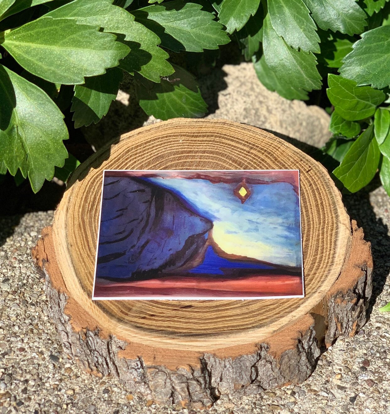 Miniature Art Print, Tiny Art, Sticker Paintings, Artist Sticker ...