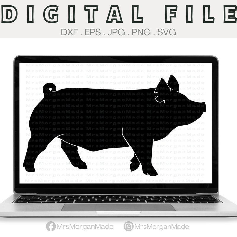 Show Pig Svg - Etsy
