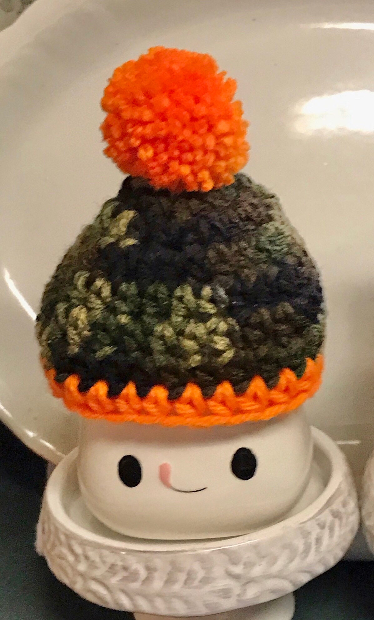 Camo Marshmallow Mug Hats Pink Green Mug Hat Set Tiered | Etsy