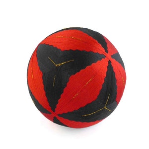 VINTAGE Beautiful Temari Ball , Embroidering Thread Ball , Japanese Art ...