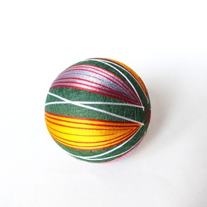 VINTAGE Beautiful Temari Ball , Embroidering Thread Ball , Japanese Art ...