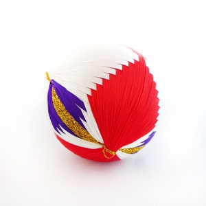 VINTAGE Beautiful " Temari " Ball , Embroidering Thread Ball , Japanese ...