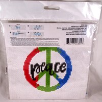Rainbow Peace Sign 3 Cross-stitch Pattern Digital Download - Etsy