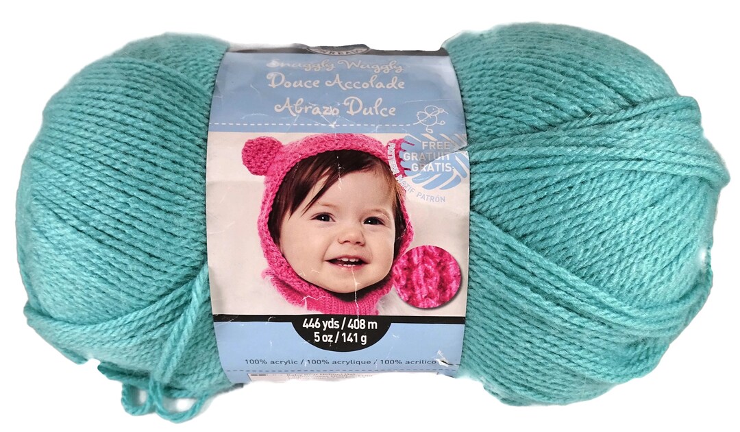 Loops & Threads Yarn Snuggly Wuggly Dark Turquoise Baby PARTIAL Destash ...