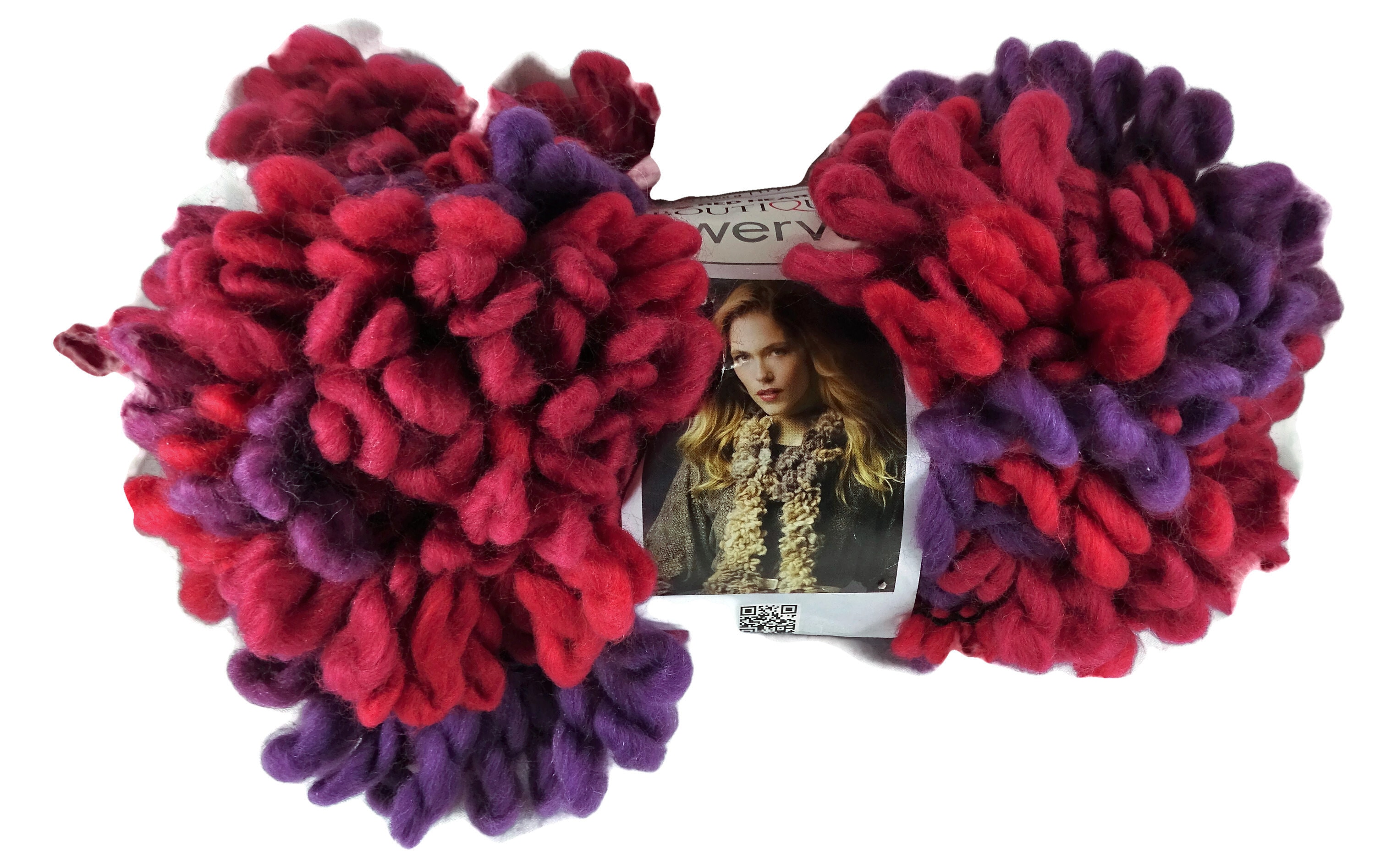 Red Heart Boutique Swerve Yarn Razzmatazz Variegated Crochet Knitting ...