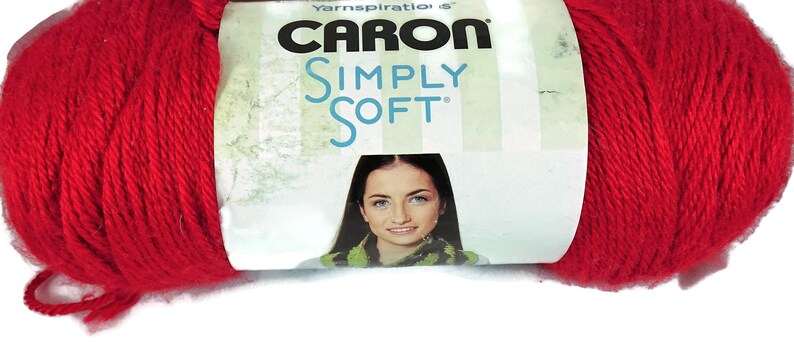 Caron Simply Soft Yarn Harvest Red - Etsy