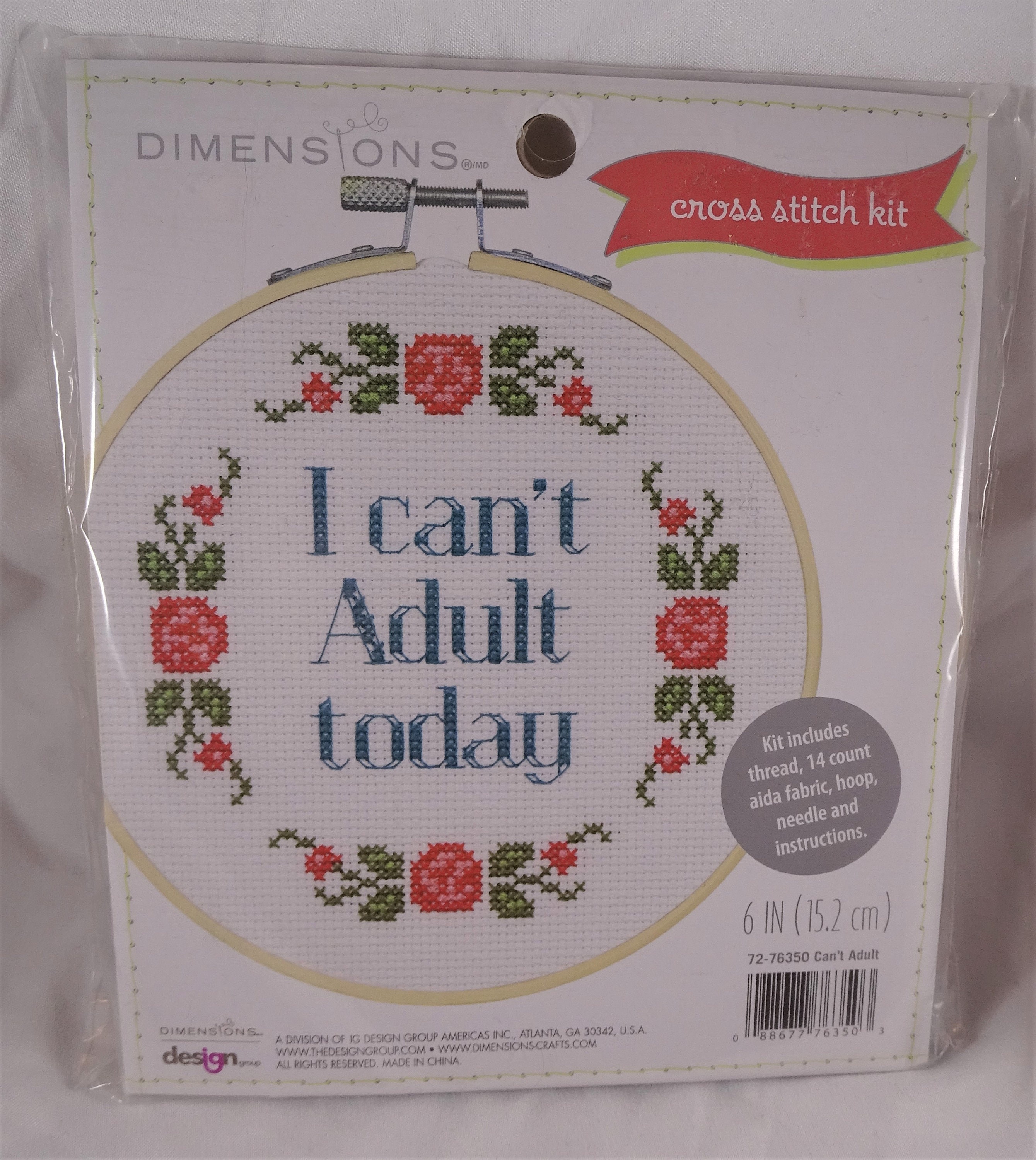 Joy Christmas Embroidery Beginner Hand Embroidery DIY Craft Kit ...