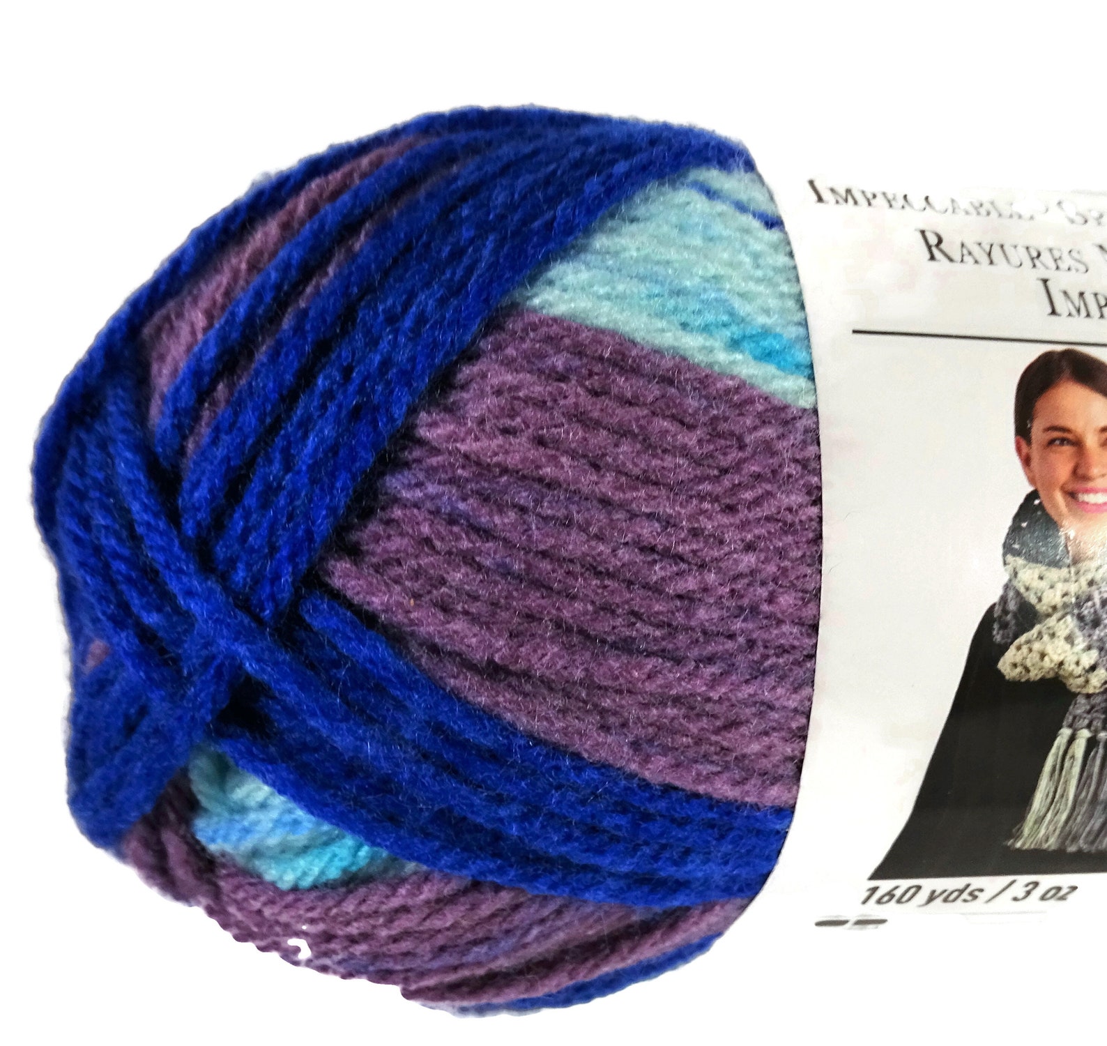 Loops and Thread Yarn Impeccable Speckle Stipes Royalty - Etsy