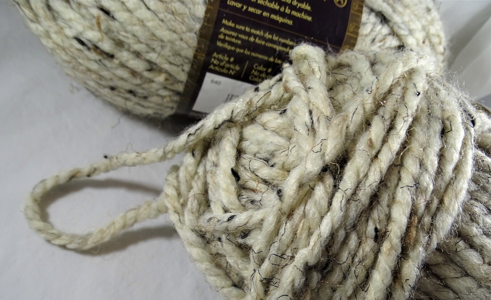 Lion Brand Yarn Wool Ease Oatmeal Lot 2 Skeins - Etsy