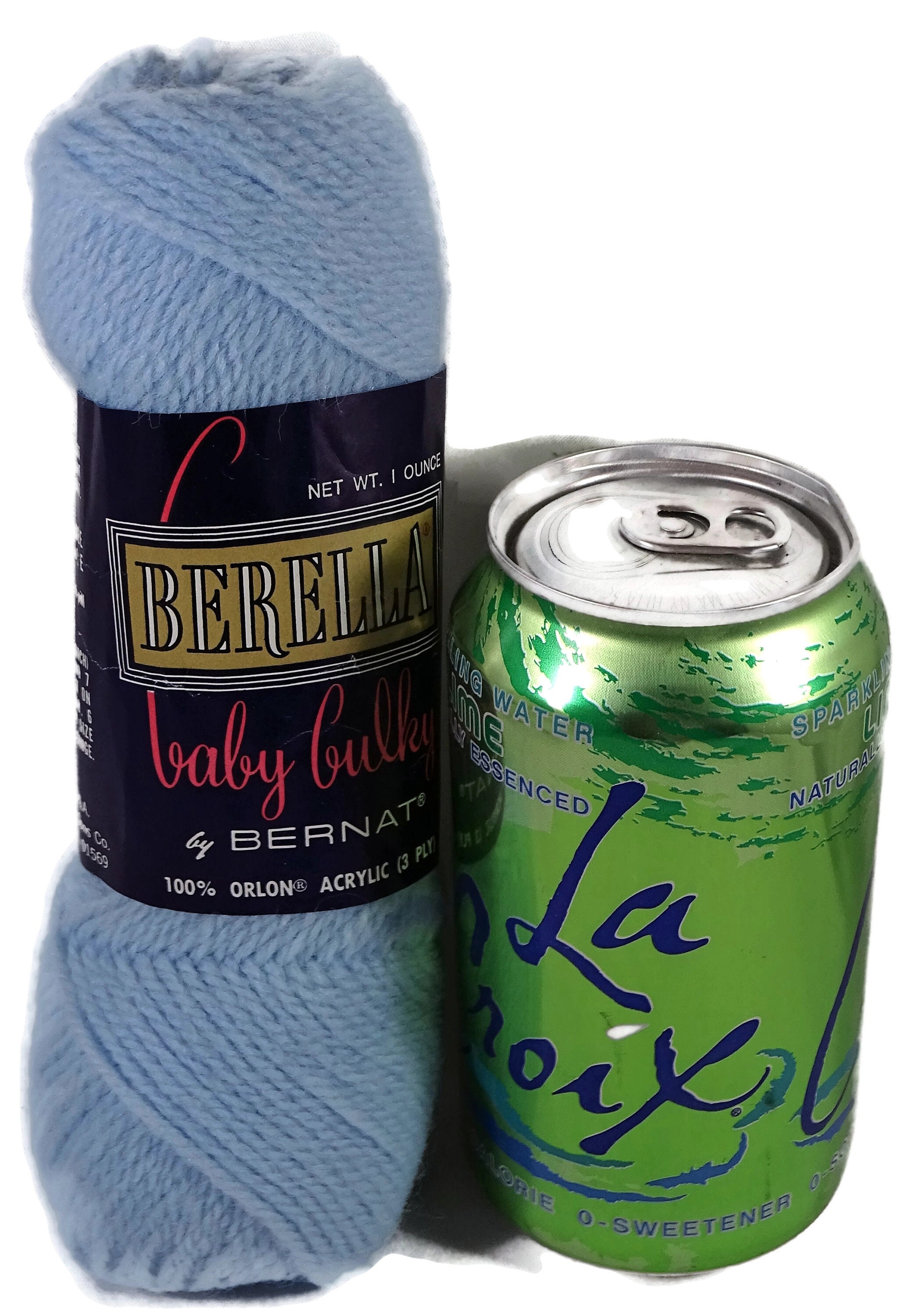 Bernat Berella Yarn Baby Bulky Blue PARTIAL SKEIN - Etsy