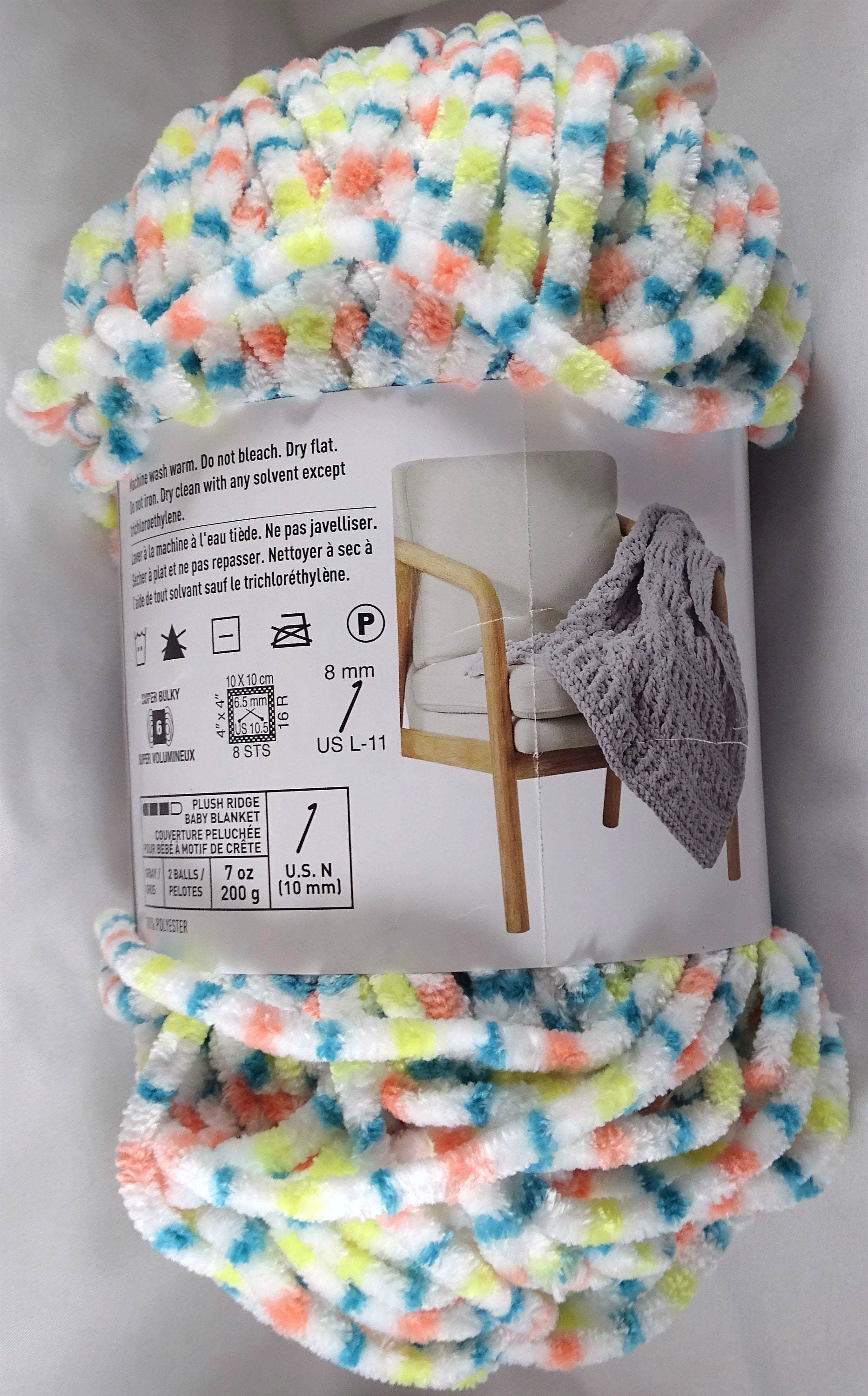 Loops & Threads Yarn Sweet Snuggles Lite Carnival Multi - Etsy