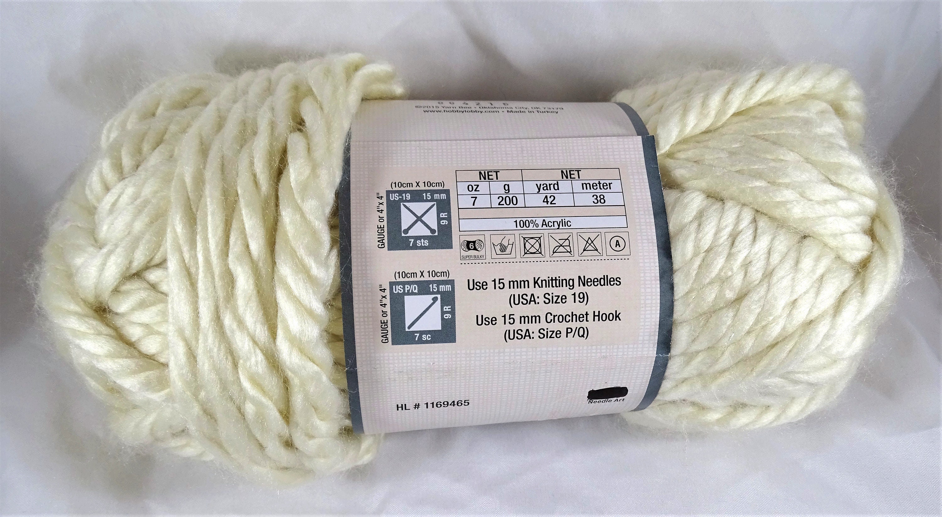 Yarn Bee Uber Luxe Ivory Knitting Crochet Craft - Etsy