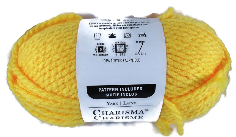 Yellow Charisma Loops and Thread Yarn Knitting Crochet Craft - Etsy