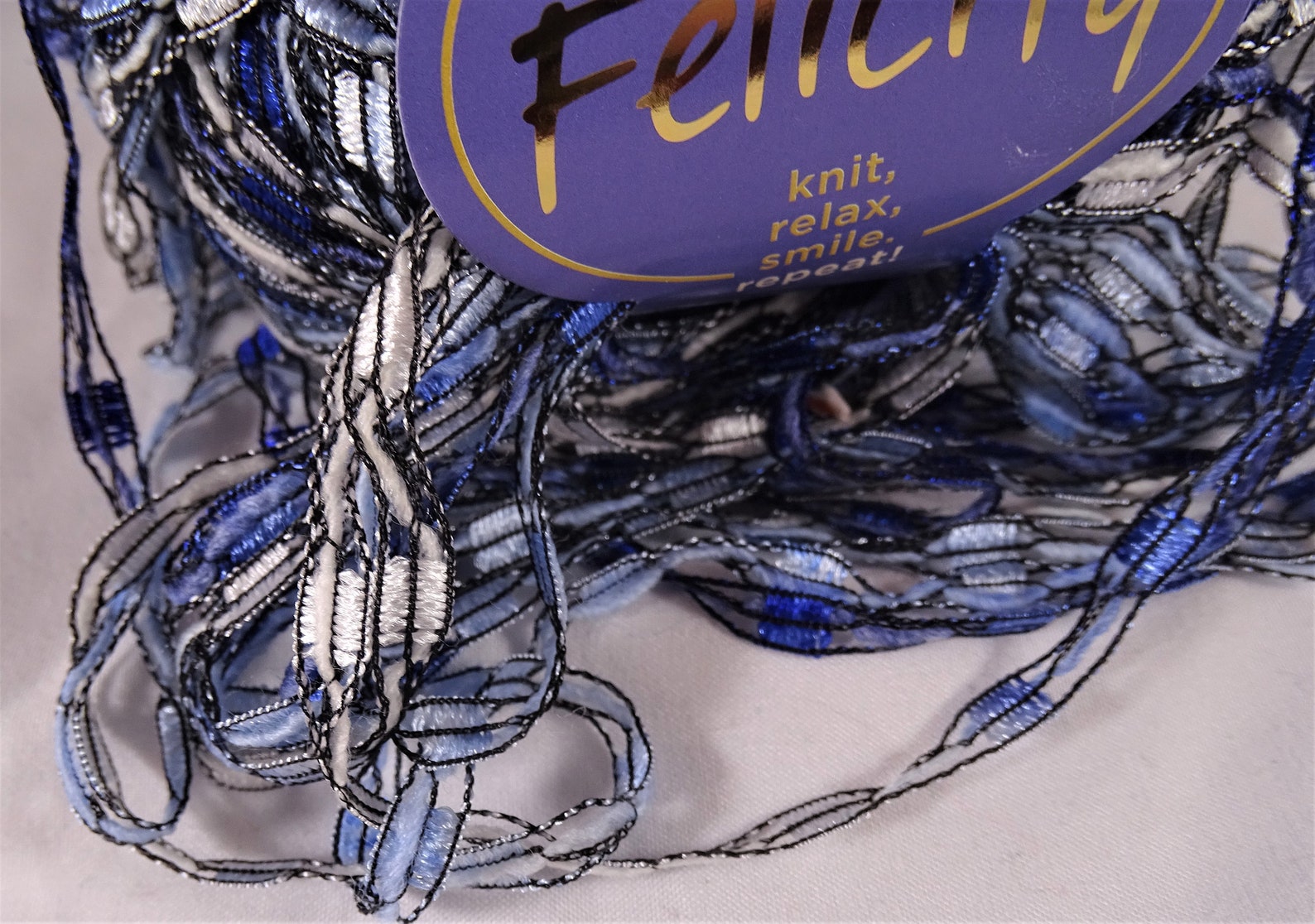 Universal Yarn Felicity Perfect Sky Ladder Metallic Thread | Etsy