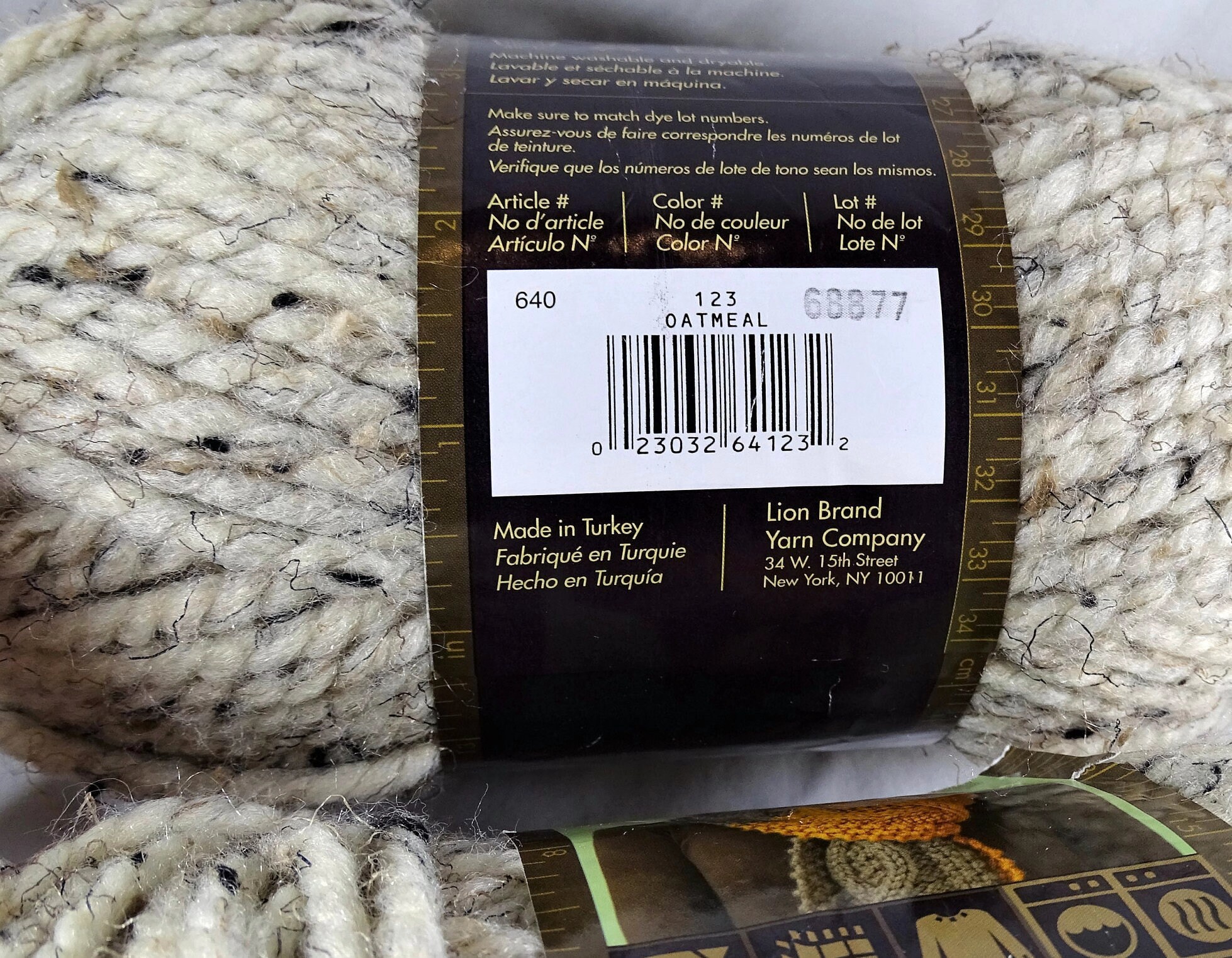 Lion Brand Yarn Wool Ease Oatmeal Lot 2 Skeins - Etsy