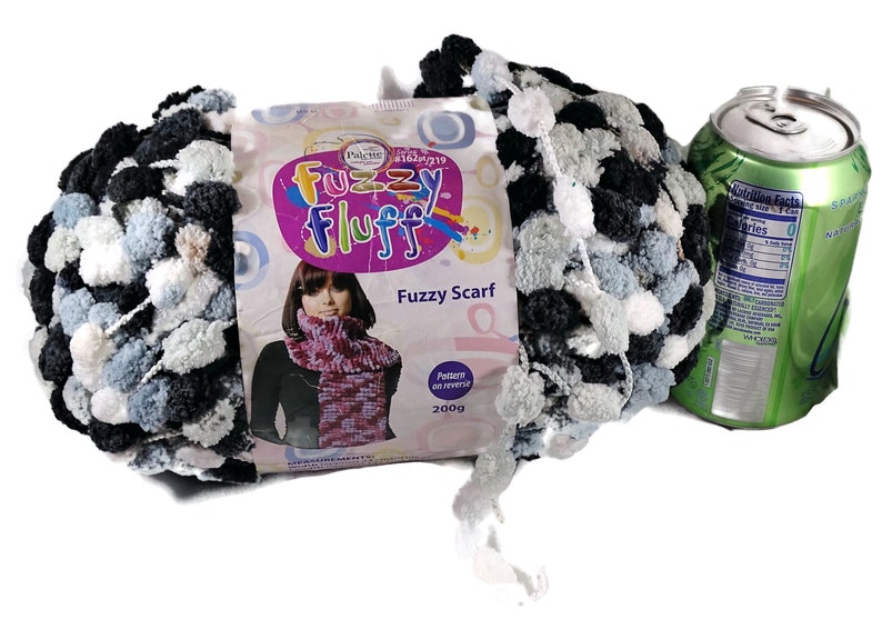 Palette Fuzzy Fluff Yarn Star Cluster Pom Pom - Etsy
