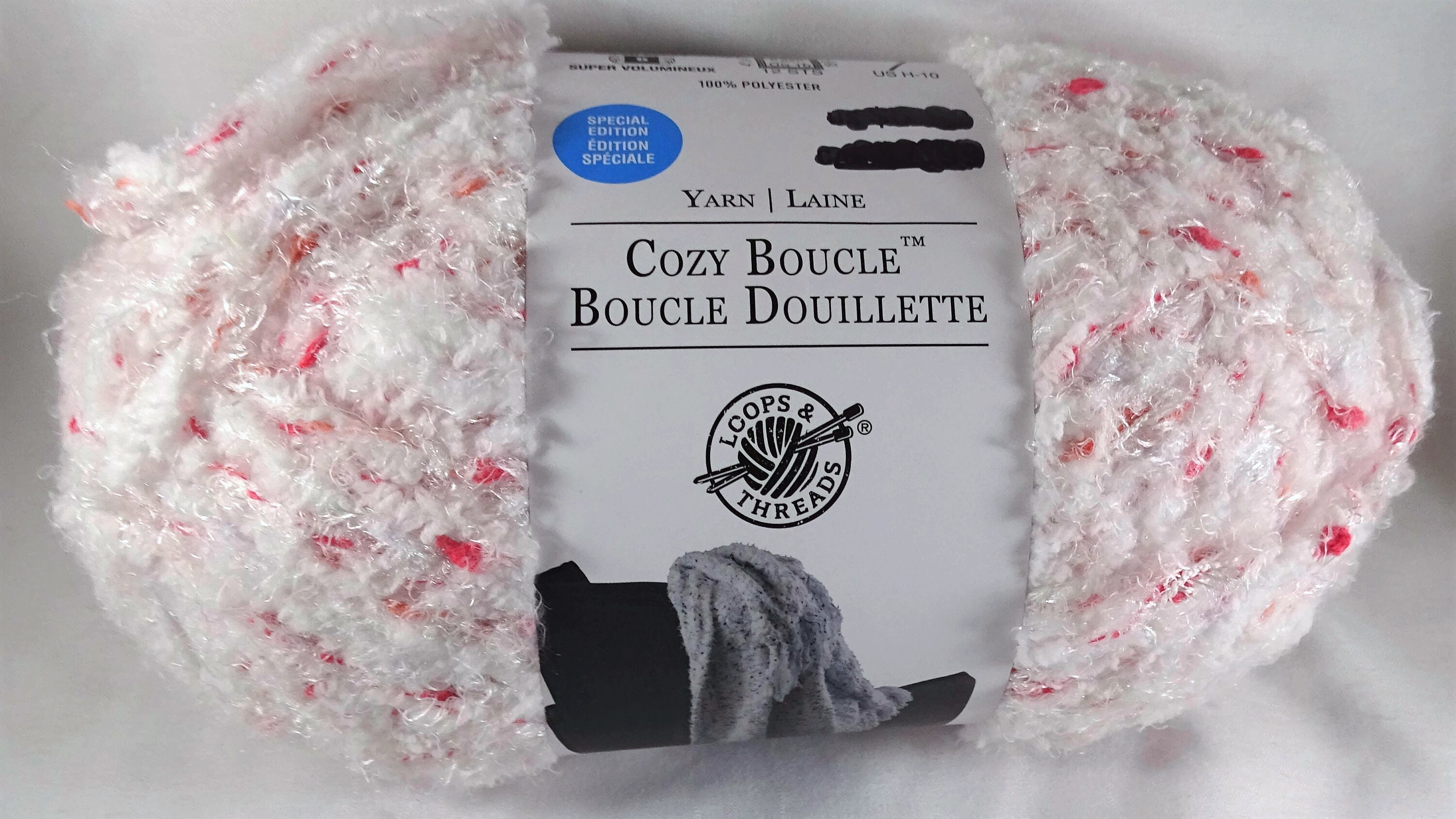 Loops and Threads Yarn Cozy Boucle Cherry Pie - Etsy