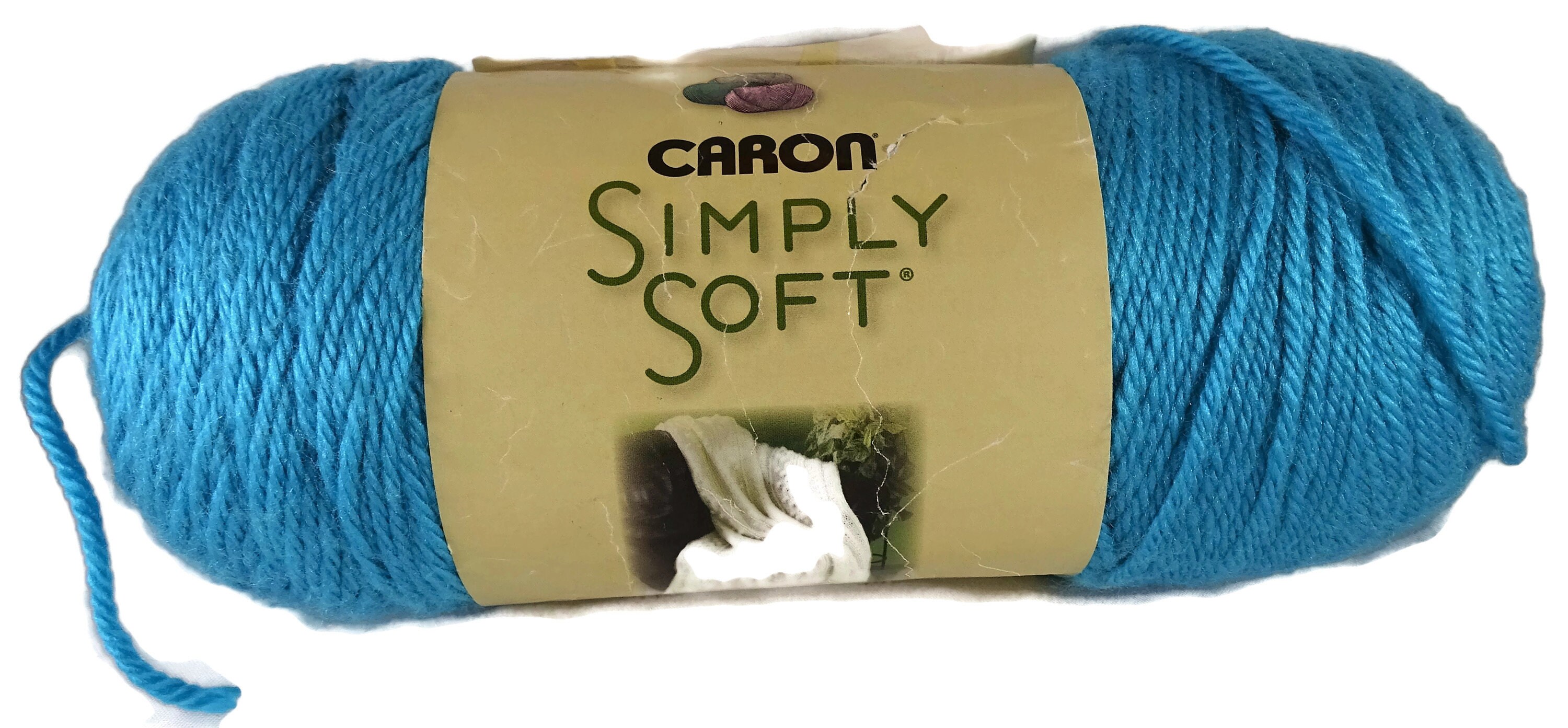 Caron Simply Soft Yarn Blue Mint Knitting Crochet Craft - Etsy