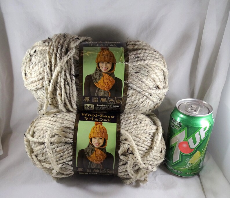 Lion Brand Yarn Wool Ease Oatmeal Lot 2 Skeins - Etsy