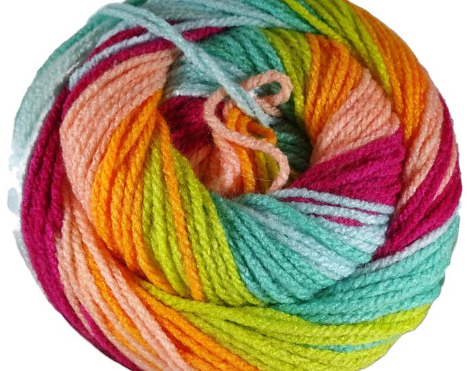 Caron Cinnamon Swirl Cakes Yarn Citrus Lollipop Knitting Crochet Craft ...