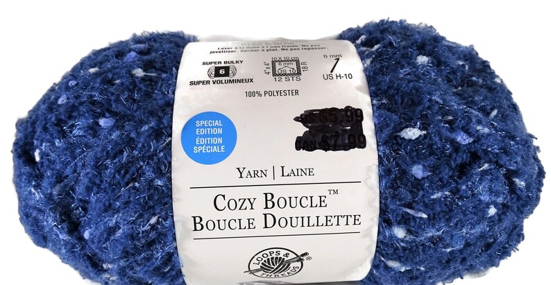 Loops and Threads Yarn Cozy Boucle Twilight - Etsy