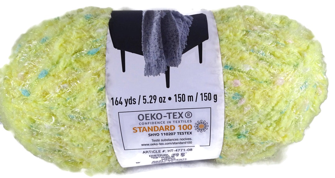 Loops and Threads Yarn Cozy Boucle Lemonade Knitting Crochet Craft - Etsy