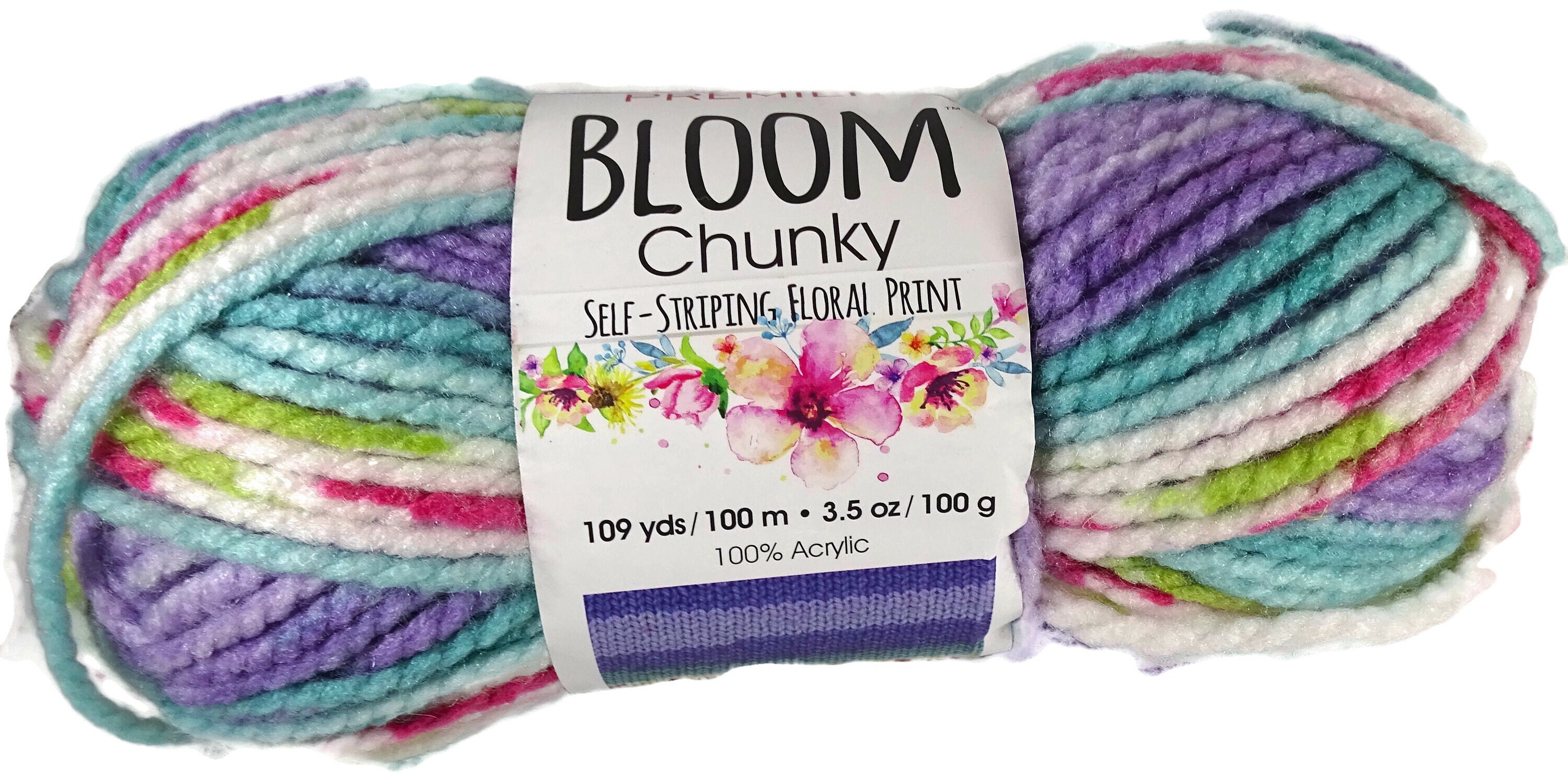 Premier Yarn Bloom Chunky Wildflower - Etsy