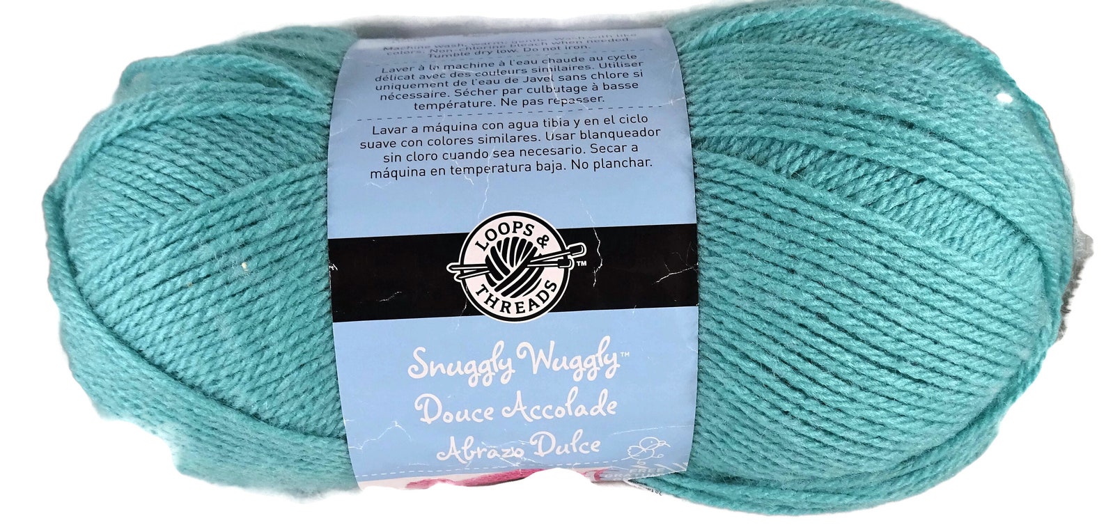 Loops & Threads Yarn Snuggly Wuggly Dark Turquoise Baby PARTIAL - Etsy