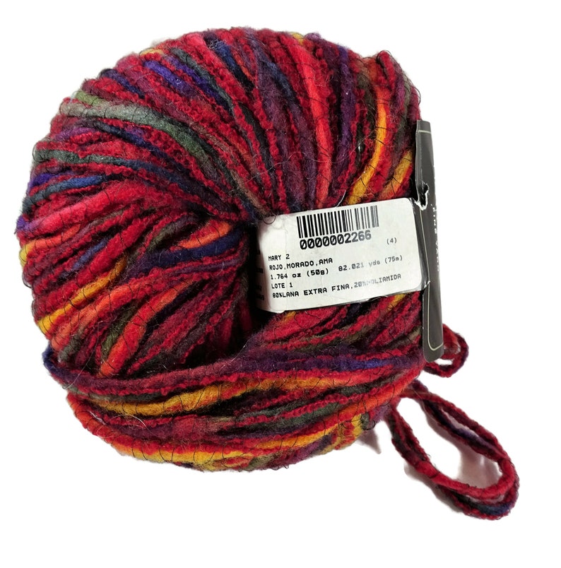 Filati Deluxe Fine Yarn Mary Variegated Mixed Fibers - Etsy