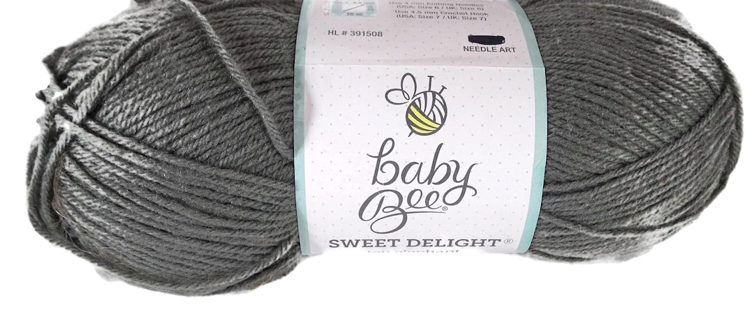 Baby Bee Yarn Sweet Delight Toy Elephant Grey Knitting Crochet Craft ...