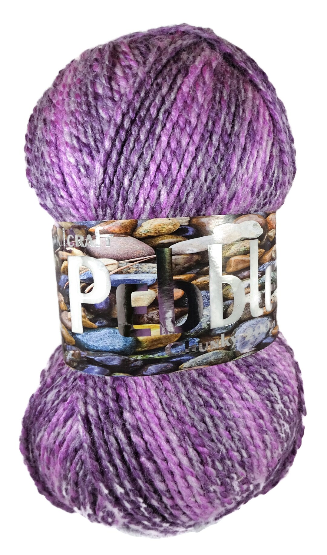 Woolcraft Yarn Pebbles Chunky 8072 Purple Knitting Crochet Craft - Etsy