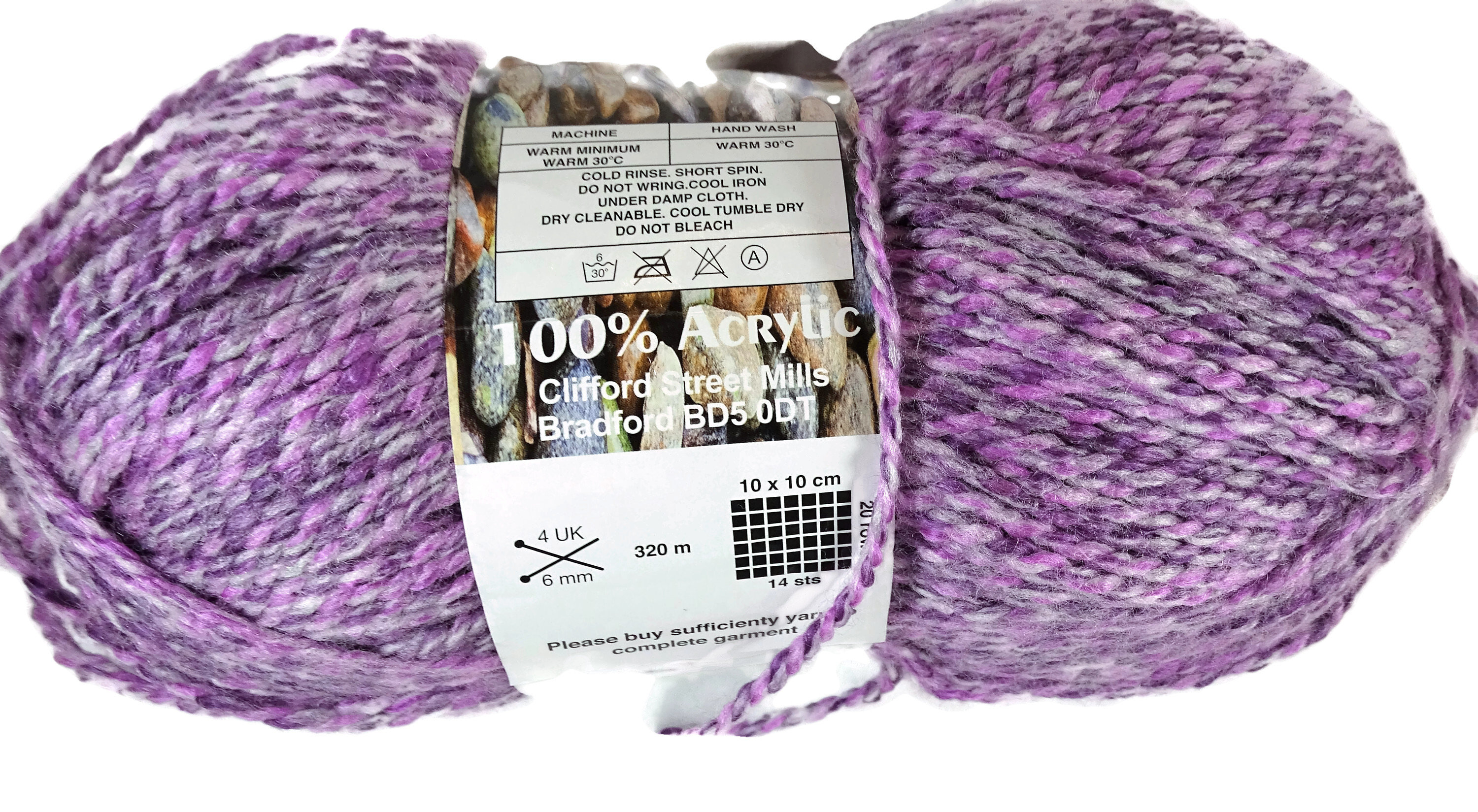 Woolcraft Yarn Pebbles Chunky 8072 Purple - Etsy
