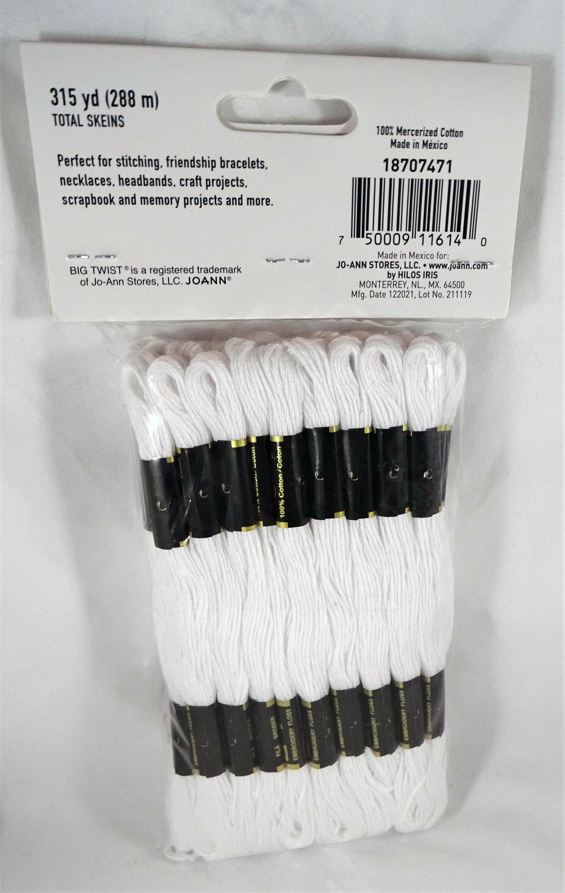 Big Twist White Floss 36 Skeins SEALED Needlecraft Needlework69 - Etsy