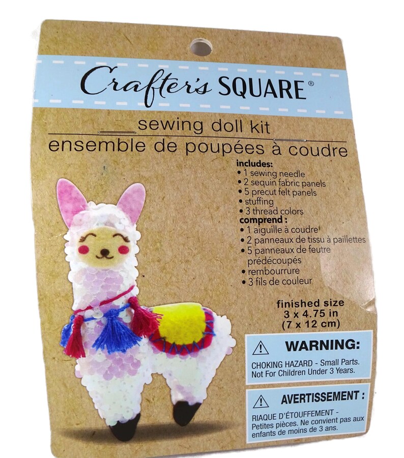 Llama Crafter's Square Sewing Doll Kit SEALED Craft DIY - Etsy