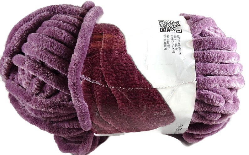 Laine chenille Loops and Threads Home Sureau violet - Etsy Canada