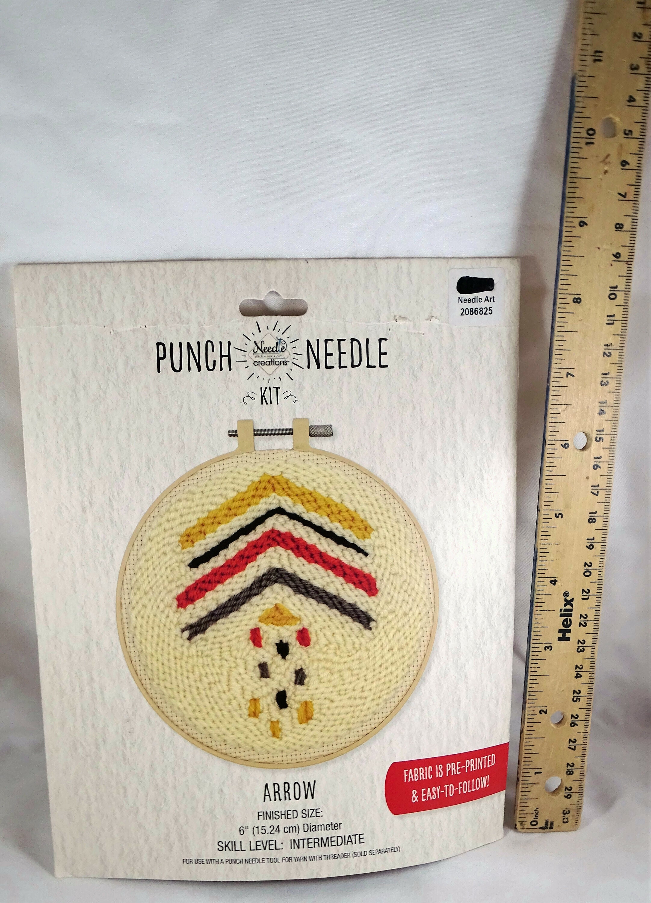 Punch Needle Kit Arrow Needle Creations Intermediate Level Hoop is ...