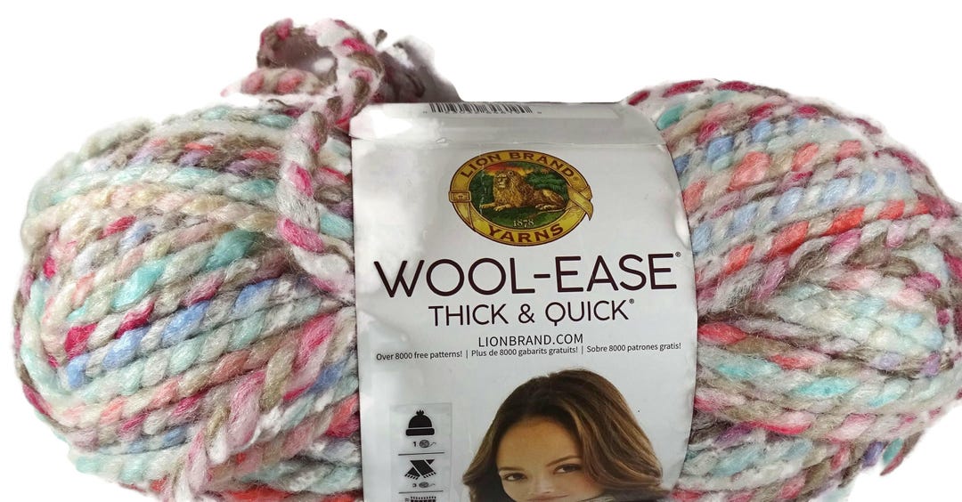Lion Brand Wool Ease Yarn Carousel Thick Quick Knitting Crochet Craft ...