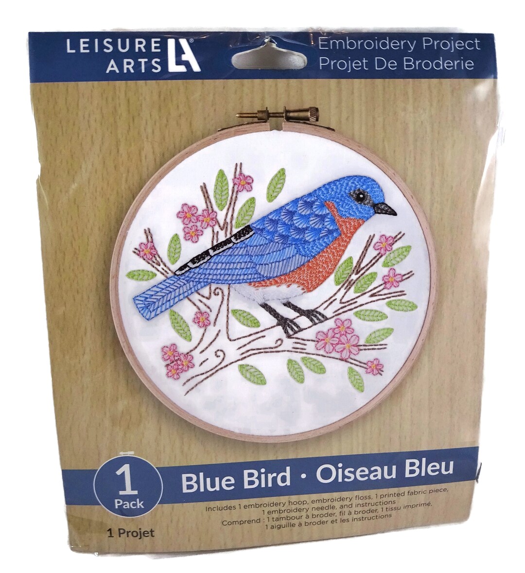 Blue Bird Embroidery Kit Leisure Arts SEALED Craft DIY - Etsy