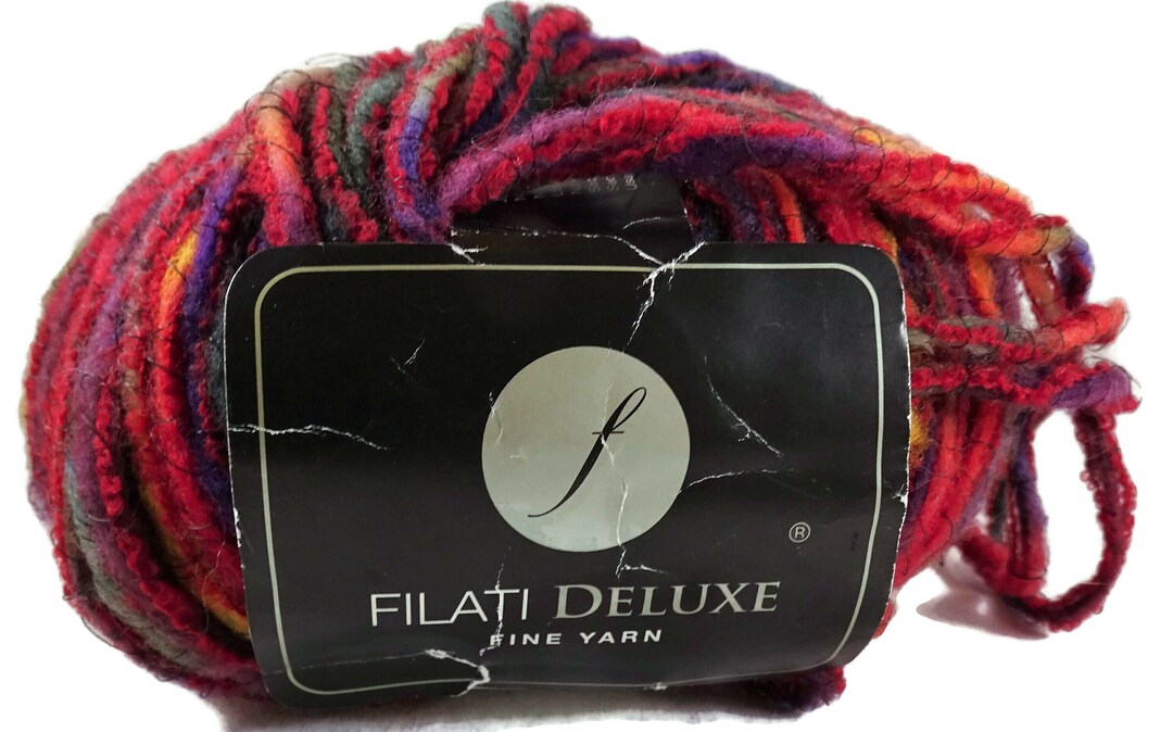 Filati Deluxe Fine Yarn Mary Variegated Mixed Fibers Knitting Crochet ...
