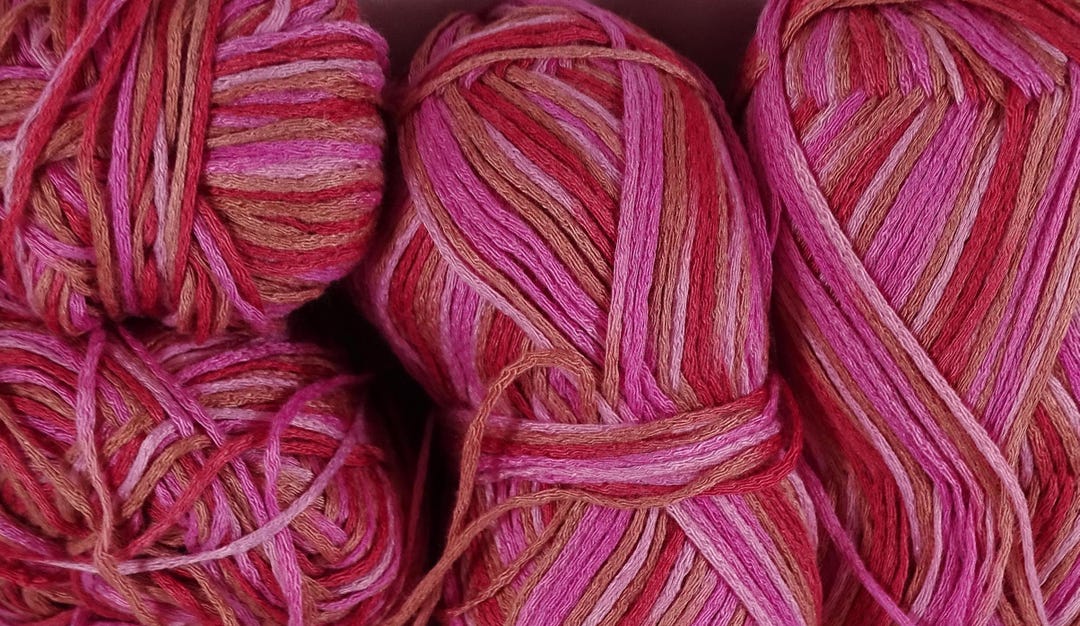 Unbranded Yarn Variegated Knitting Crochet Craft DIY Destash Lot 4 ...