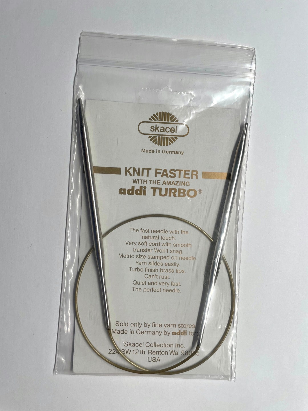 Skacel Addi Turbo Circular Needle Germany Knitting Craft - Etsy