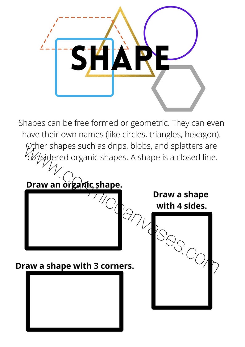 Downloadable Elements of Art Lesson Plan for Elementary and Middle ...