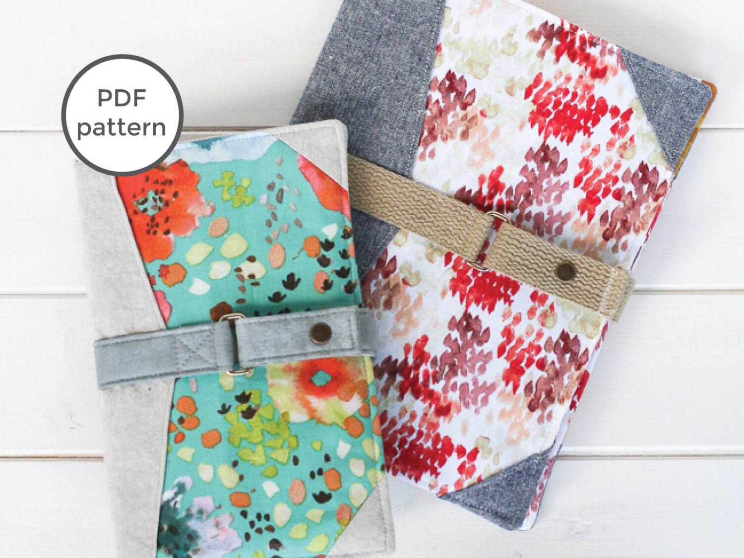 Notebook Cover Sewing Pattern With Buckle For Composition | Etsy