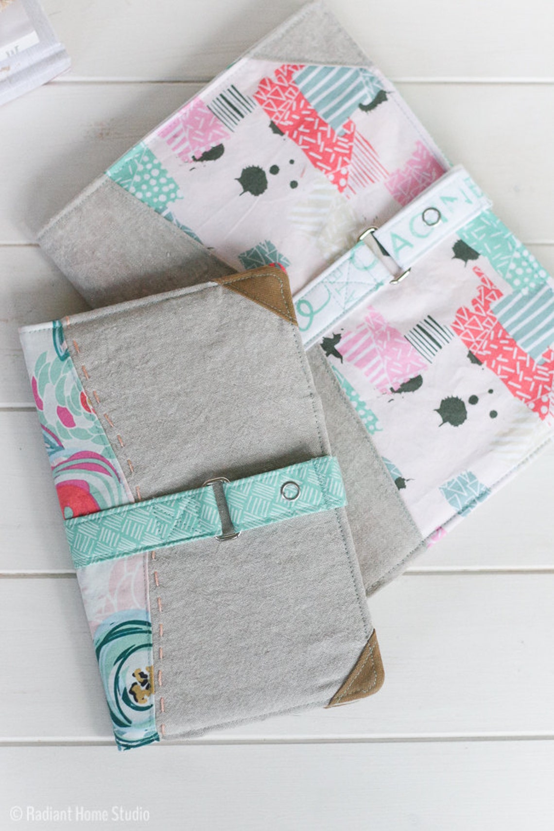 Notebook Cover Sewing Pattern With Buckle for Composition Notebook or ...