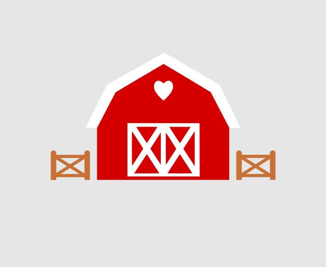 Barn Svg, Farm Life Svg, Barn Vector Clipart Cutting File - Etsy